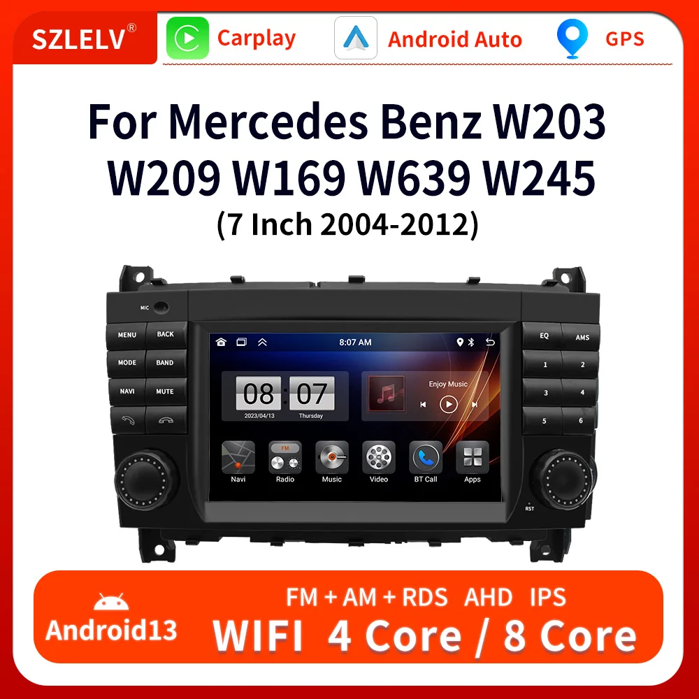 Android-Auto-Play-Audio-For-Mercedes-Benz-W203-B200-B150-B170-A160-A180 ...
