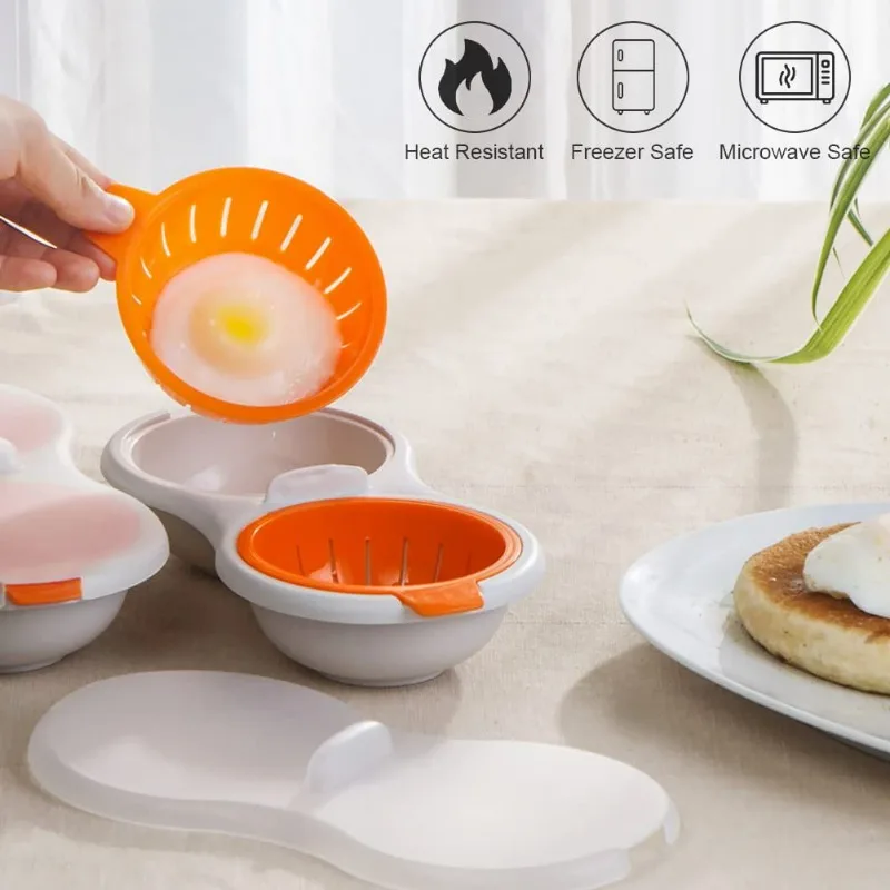 Microwave-Egg-Poacher-Food-Grade-Cookware-Draining-Double-Cup-Egg ...