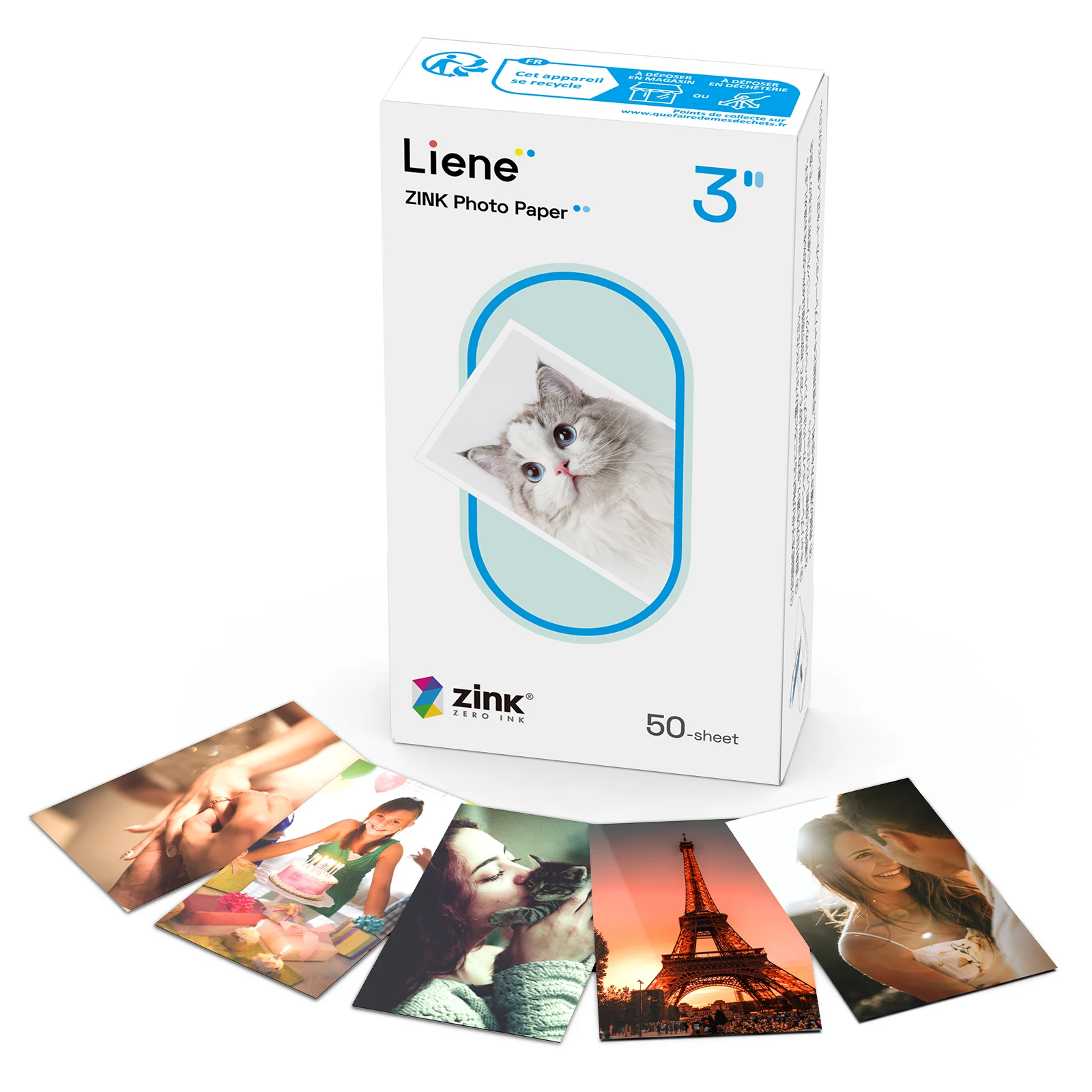 Liene-2x3inch-Zinc-Photo-Paper-50-Sheets-Premium-Photo-Paper-with-Self ...