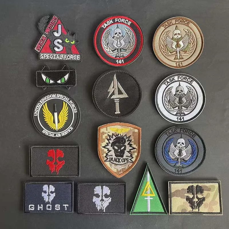 Task Force 141,Call Of Duty Black OPS Tactical Emblem Clothes Applique ...