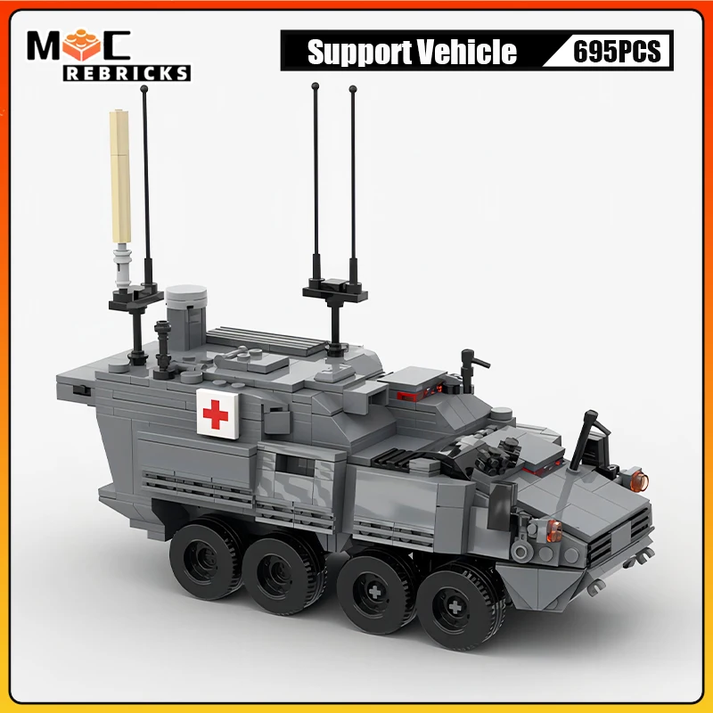 Military Armoured Combat Vehicle Canadian Army Medevac Support Trucks ...