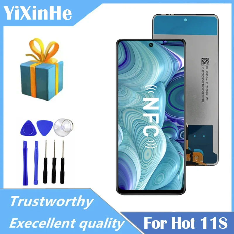 6.78" Original New For Infinix Hot 11S X6812 LCD Display Touch Screen ...