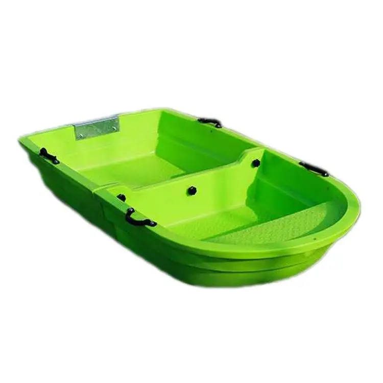 Foldable Pe Plastic Fishing Boat Double Layer Portable Removable Rowing ...