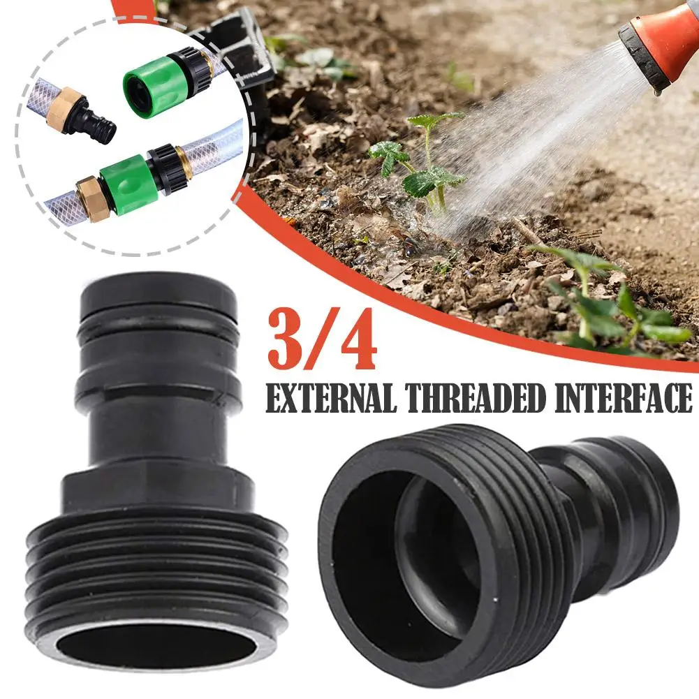 Garden Water Hose Quick Pipe Connector 3/4 External Garden Irrigation ...