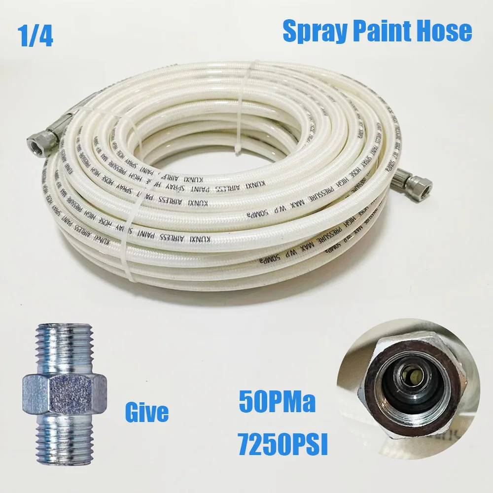 New-Double-layer-Fiber-Spraying-Machine-Tube-0-5m-40m-1-4-Inch-Airless ...