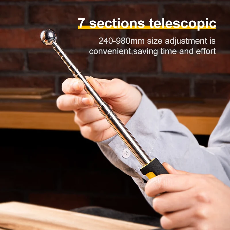 Deli Telescopic Hollow Drum Hammer Acceptance Rod Professional Testing ...