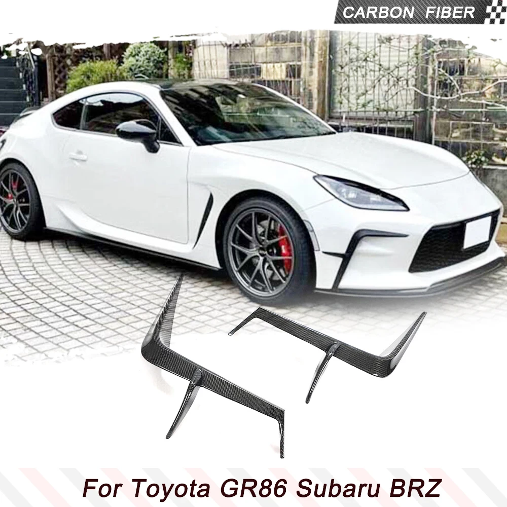 Carbon-Fiber-Front-Bumper-Splitters-For-Toyota-GR86-2022-2023-Car-Front ...