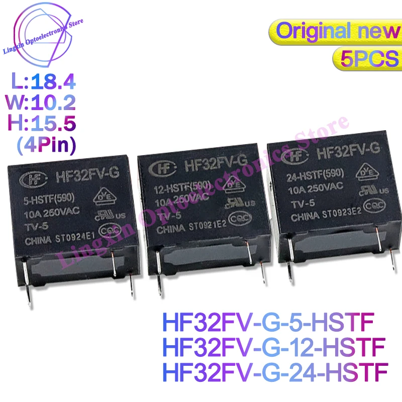 5pcs-lot-HF32FV-G-5-12-24-HSTF-HSLTF-HS-Ultra-small-medium-power-relay ...