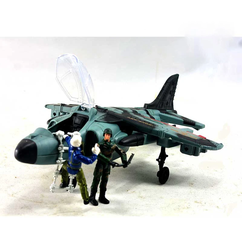 1:18 Scale Soldier Military Fighter Model Airplane For 3.75'' Action ...