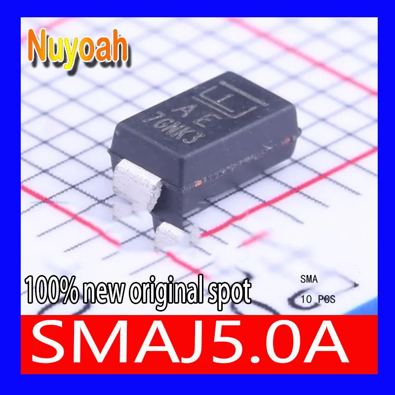 10PCS-100-new-original-spot-SMAJ5-0A-SMA-Marking-AE-400Watts-Surface-Mount-Transient-Voltage ...