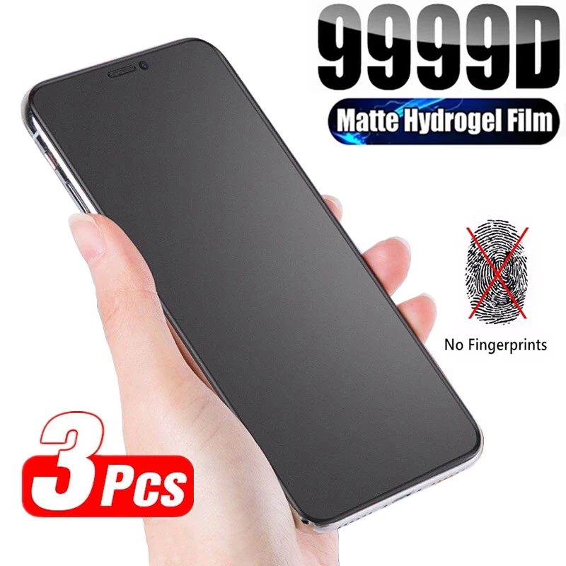 1-3Pcs-Matte-Hydrogel-Film-for-IPhone-11-12-13-Pro-Max-Mini-Frosted ...