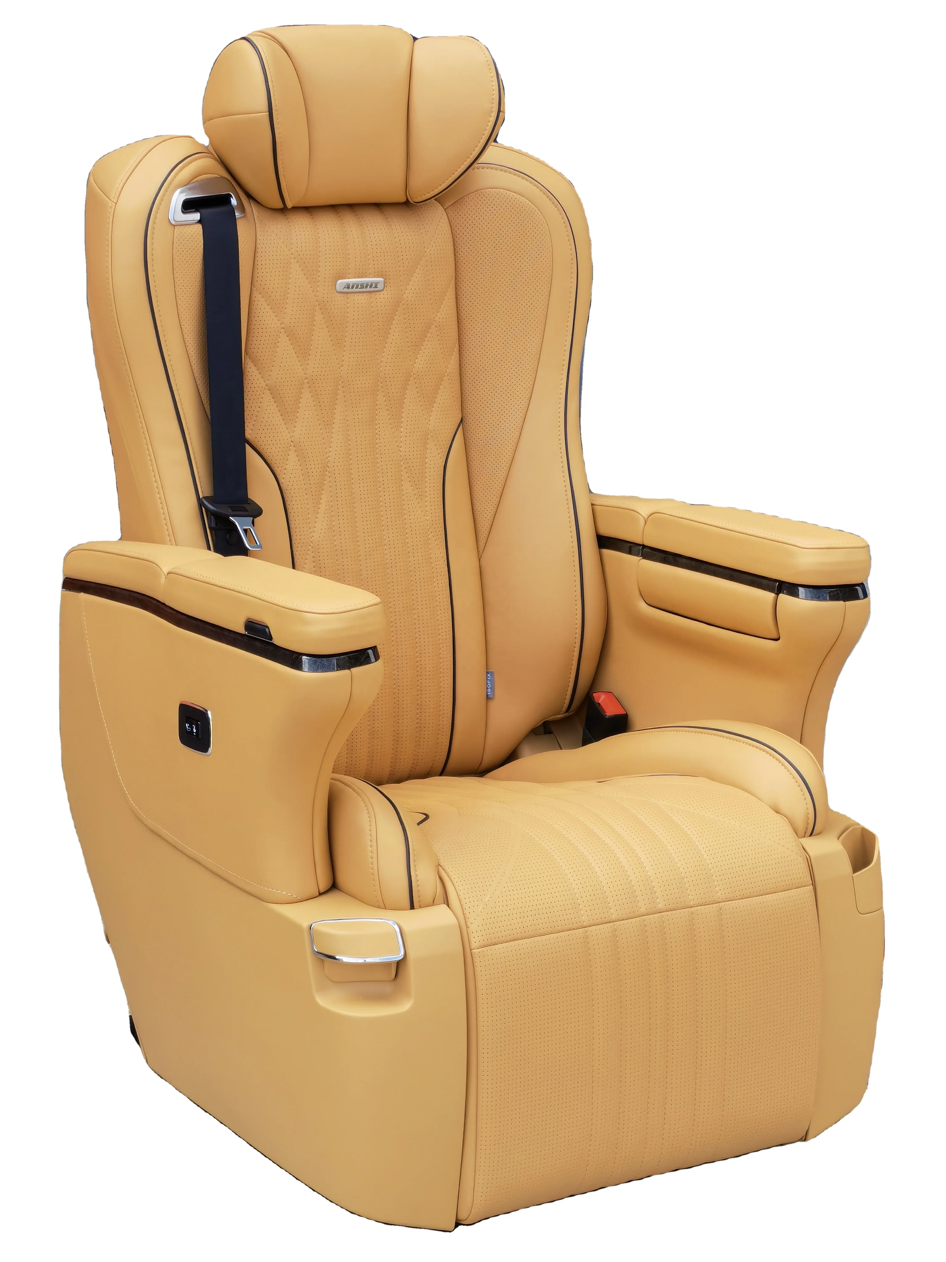electric luxury chair VIP heated massage rotating van bus seat RV MPV ...