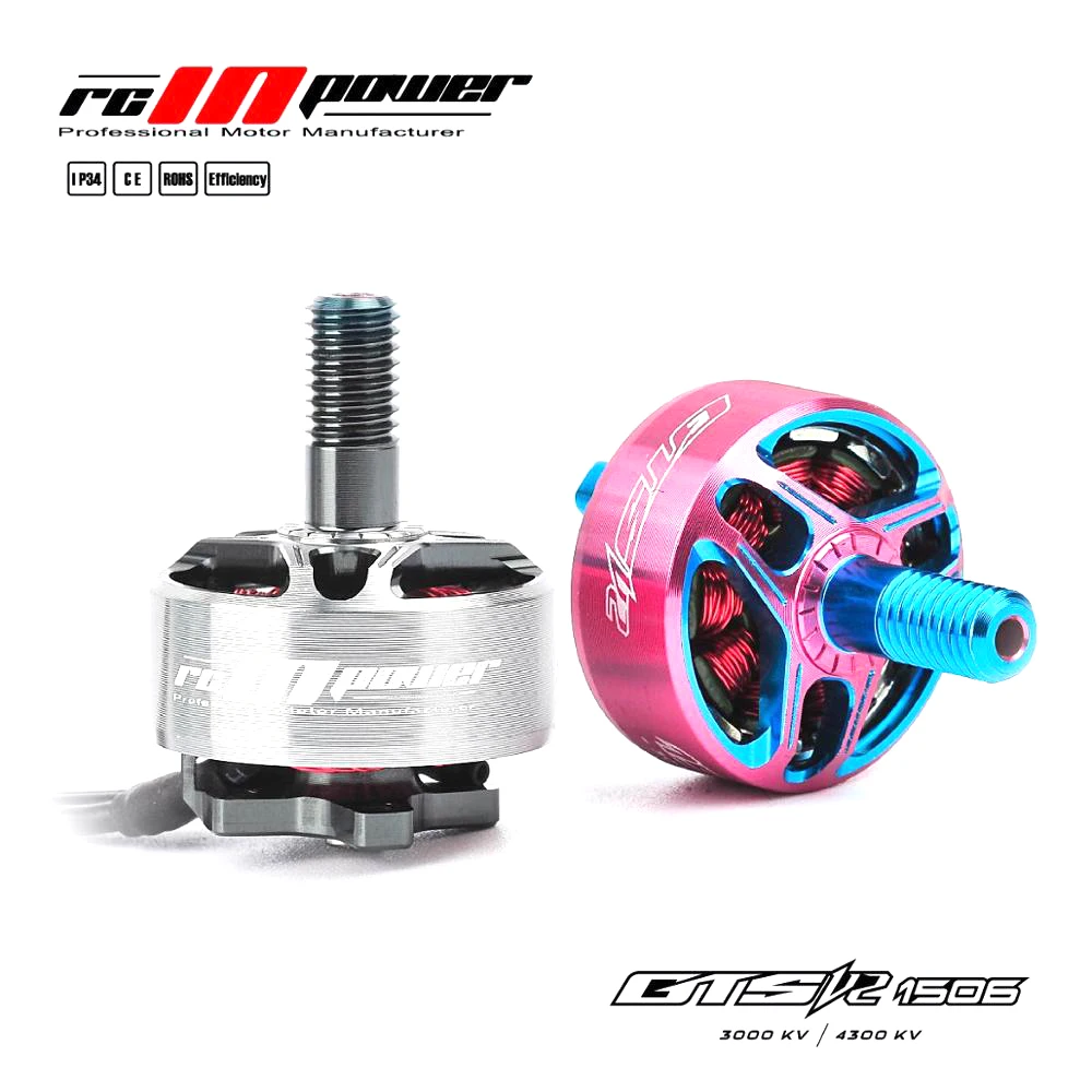4PCS RCINPower GTS-V2 1506 1506 3000KV 4300KV 4-6S Brushless Motor ...