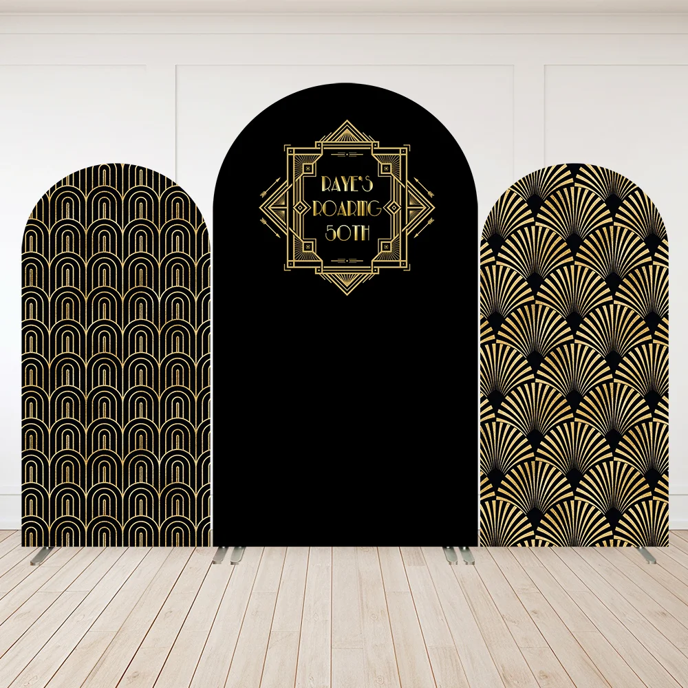 Great Gatsby Party Arch Backdrop Cover 1920s Retro Roaring Background ...