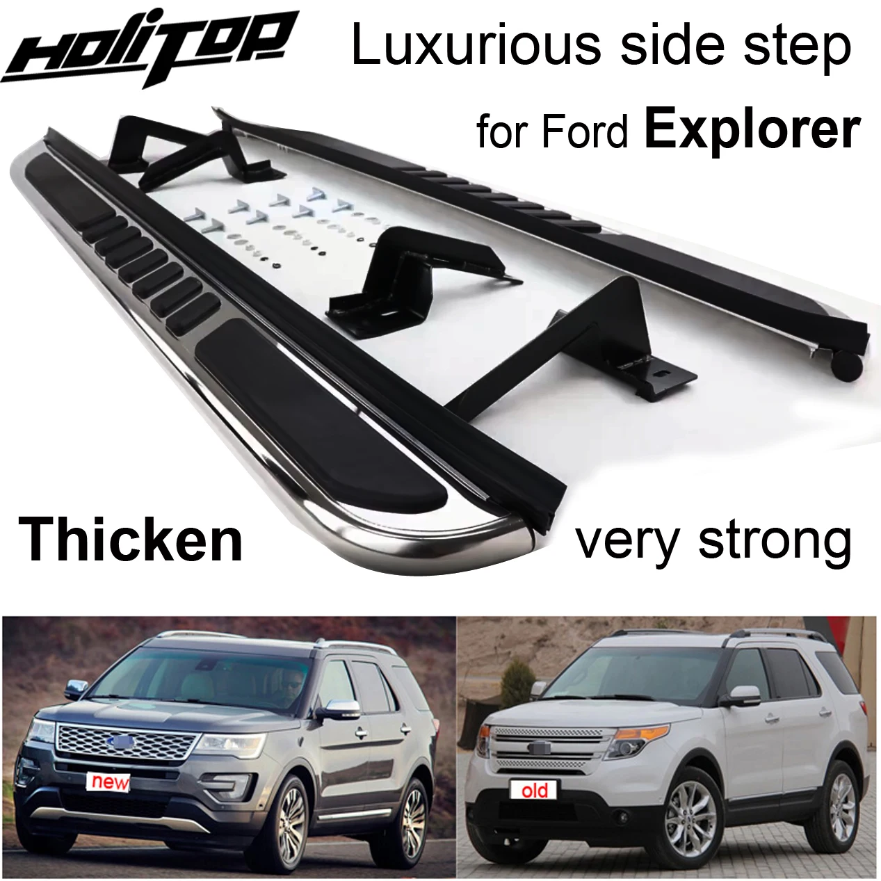 Hot Luxruious Running Board Side Step Side Nerf Bar For Ford Explorer ...