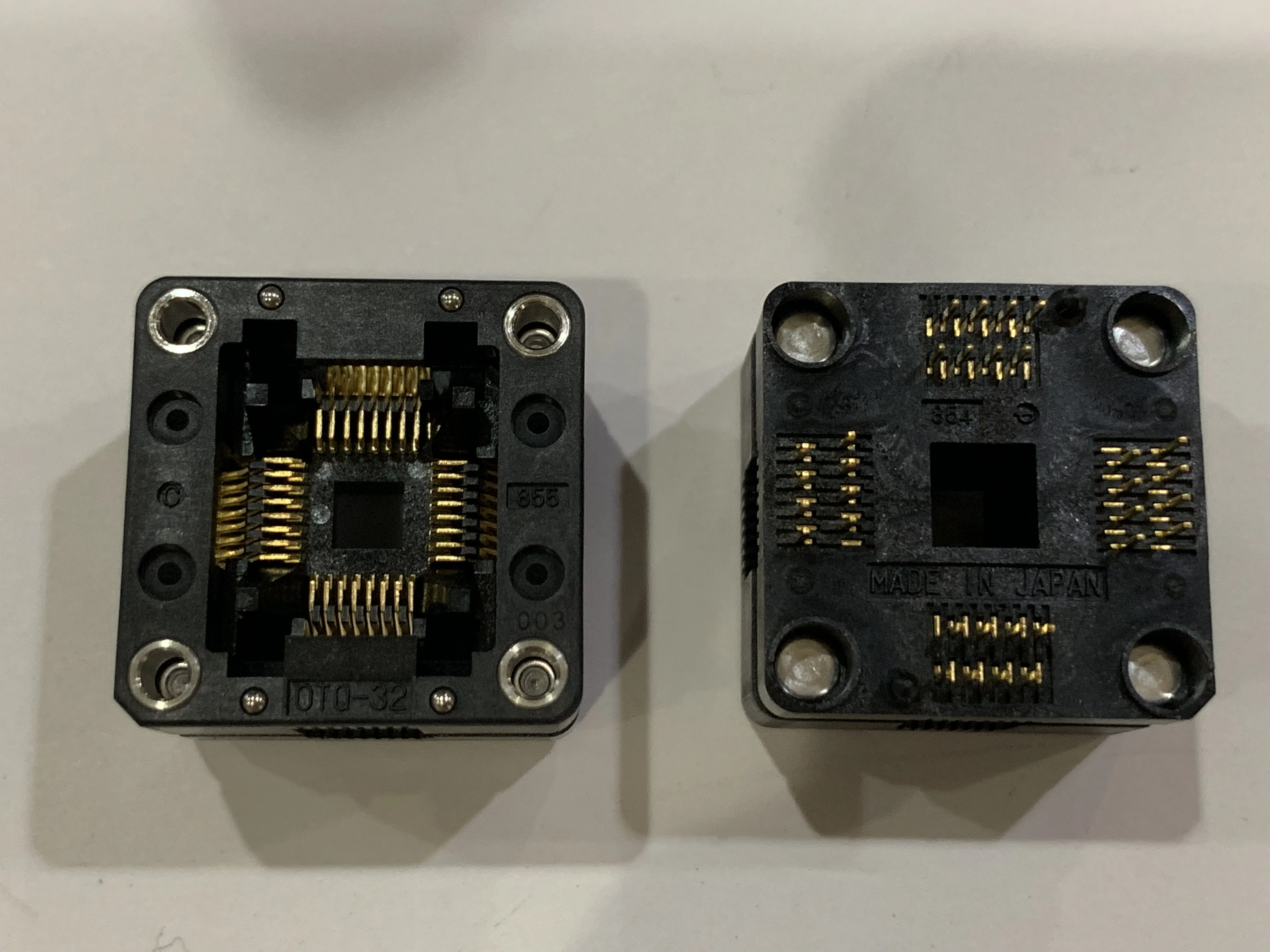 QFP32 TQFP32 OTQ 32 0.8 003 OTQ 32 0.8 02 교체 Enplas IC 테스트 번인 소켓 프로그래밍 ...