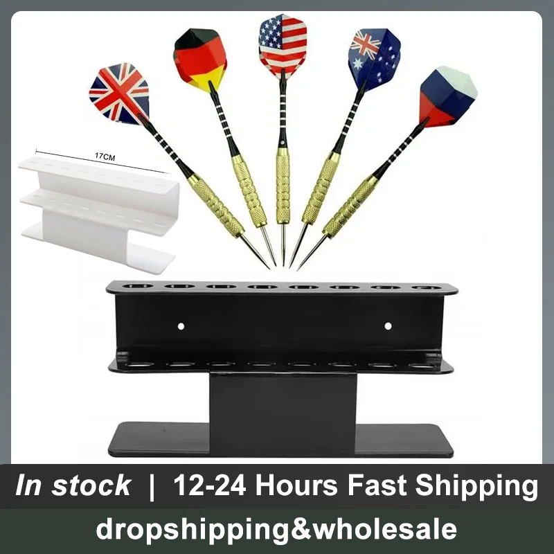 Darts-Organizer-box-8-Darts-Wall-Display-Rack-Acrylic-Dart-Holder-Non ...