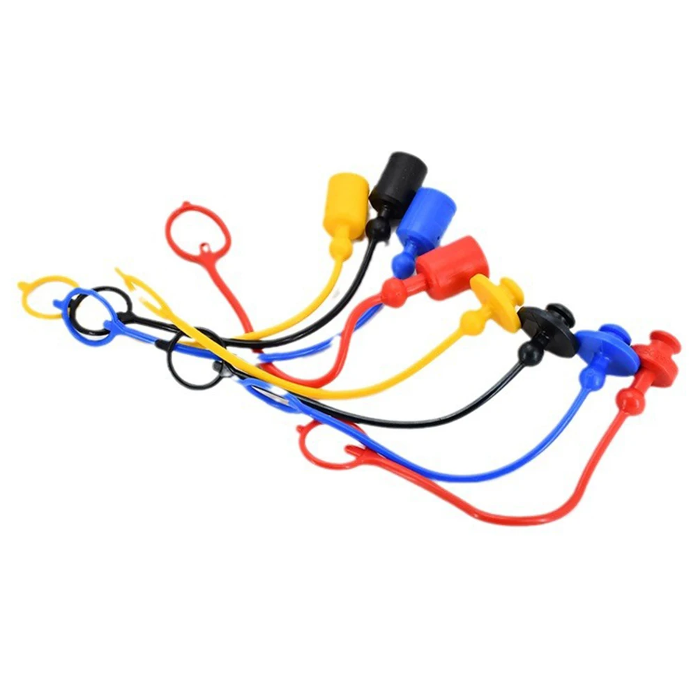 8pcs-Hydraulic-Quick-Coupler-Male-Dust-Cap-Female-Plug-Cover-PVC-Rubber ...