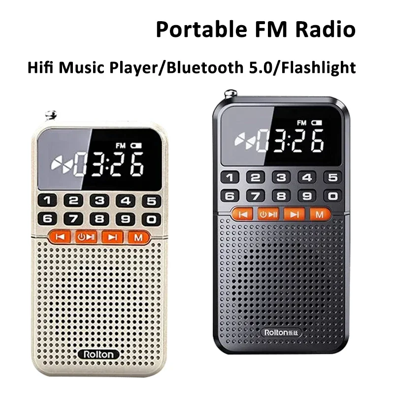 Mini-Portable-Bluetooth-5-0-FM-Radio-Dual-Antenna-Pocket-Radio-Receiver ...