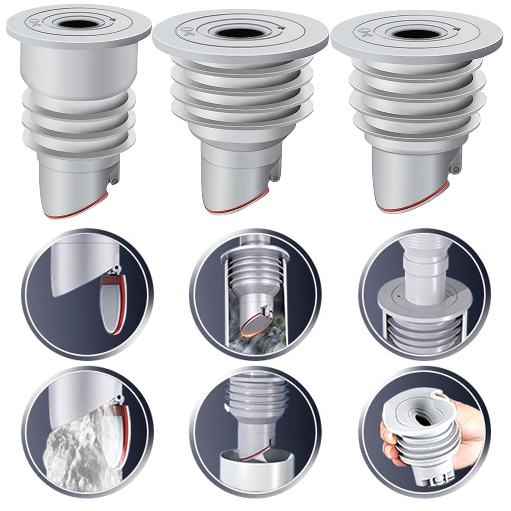 Silicone-Drains-Sewer-Pipe-Sealing-Ring-Water-Plug-Floor-Drain-Anti ...