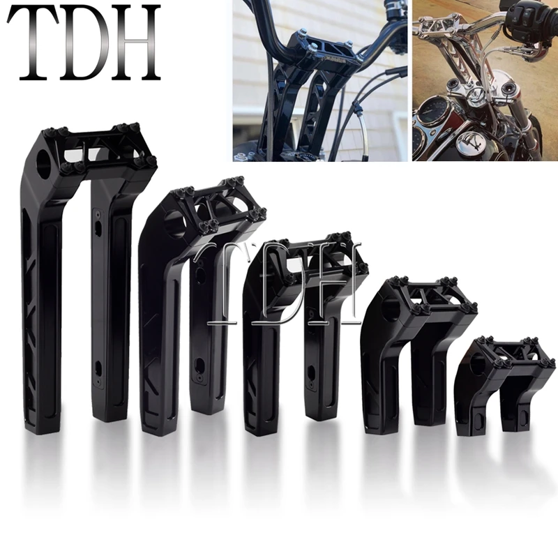 4-14-Club-Thug-Style-Pullback-Handlebar-Riser-Kit-For-Harley-Sportster ...