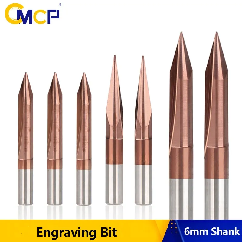 CMCP-2-Flutes-Straight-Engraving-Bits-V-Bits-Router-Bit-TiCN-Coating ...