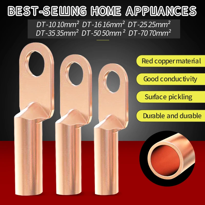 DT-copper-nose-terminal-copper-pure-copper-wire-nose-ear-connector-10 ...