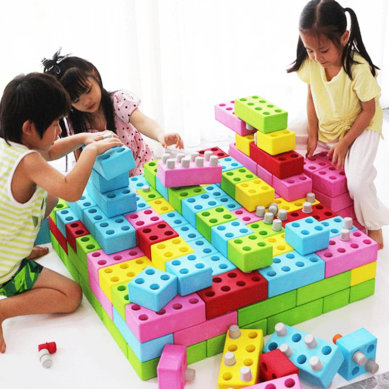 1pc Jumbo Blocks Preschool Large Building Blocks for Toddlers Stackable ...