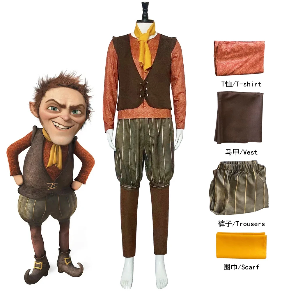 Disfraz-de-Shrek-rumbpelstiltskin-para-hombre-disfraz-de-capit-n-enano ...