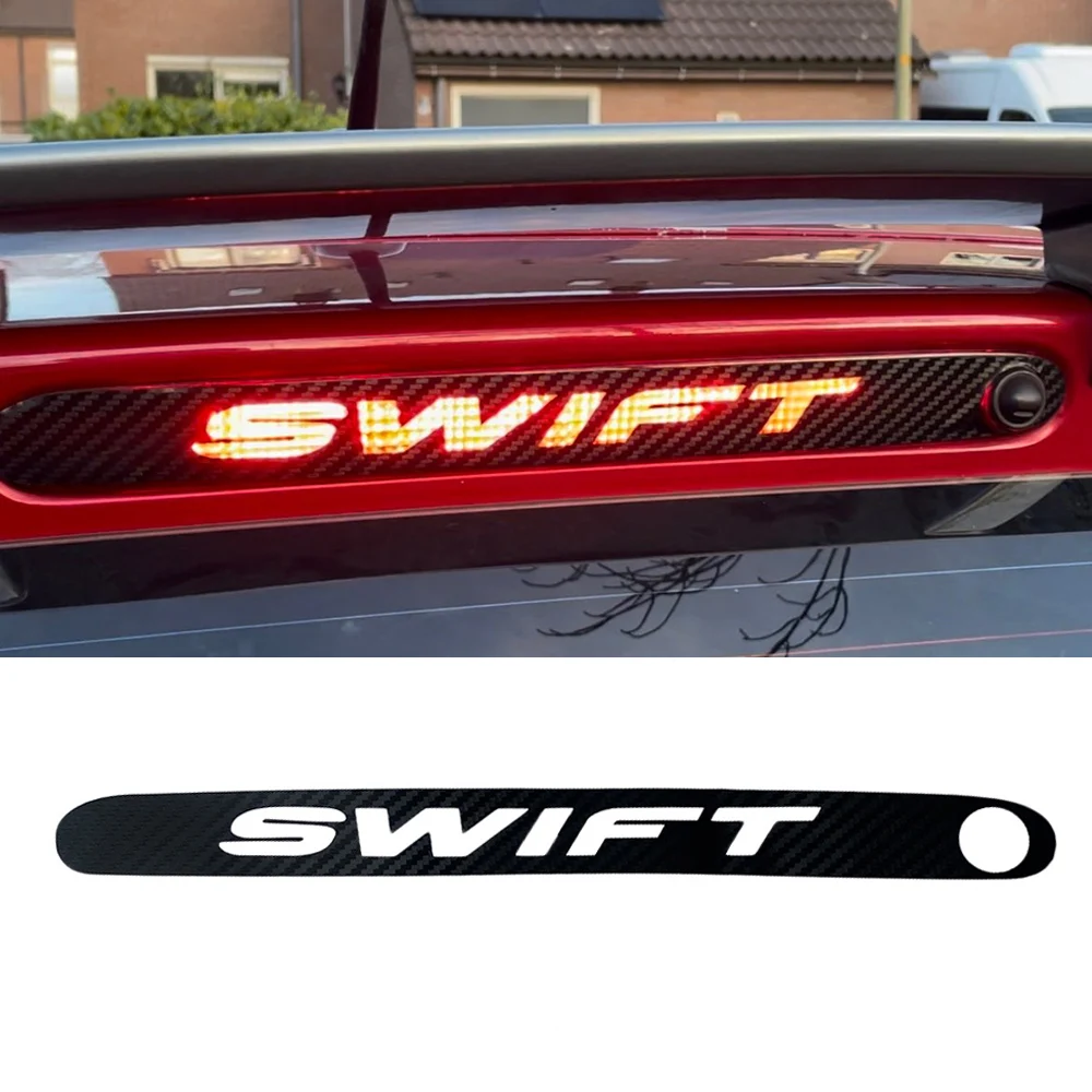 Carbon-Fiber-Brake-Light-Decoration-Sticker-For-Suzuki-Swift-Brake ...