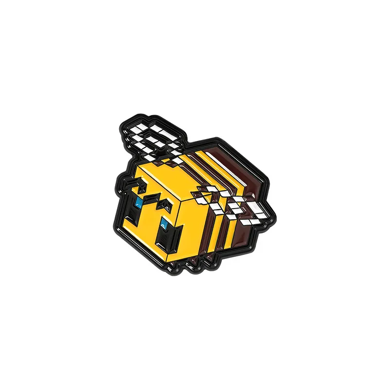 Pines-de-esmalte-de-abeja-de-dise-ador-broches-de-juegos-creativos-de ...