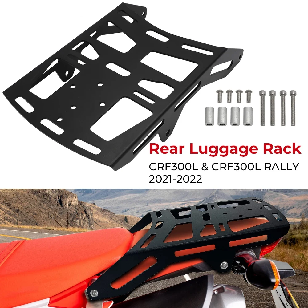 Motorcycle-Rear-Luggage-Rack-Holder-For-HONDA-CRF300L-RALLY-2021-2022 ...