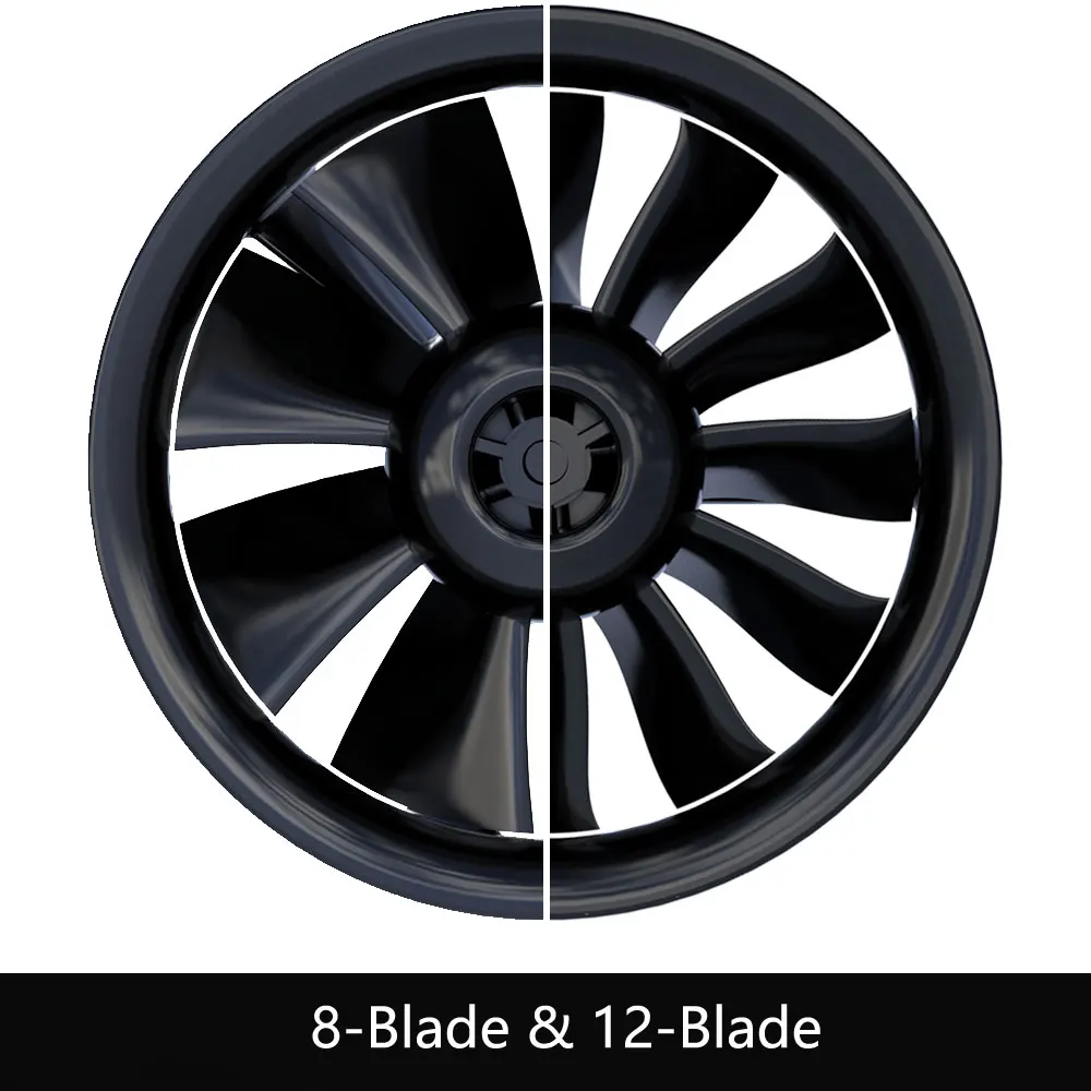 DW Hobby Electric Duct Fan 64mm 8/12 Blades 4000KV/3300KV/2800KV EDF ...