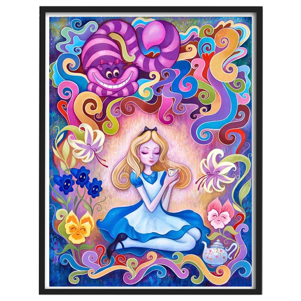 Alice In Wonderland Trippy Drawings