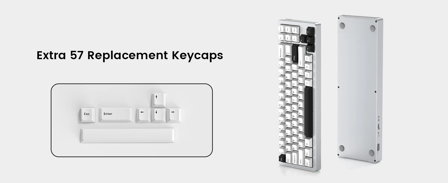 Womier S-K71 Трехрежимная 68% беспроводная механическая игровая ...