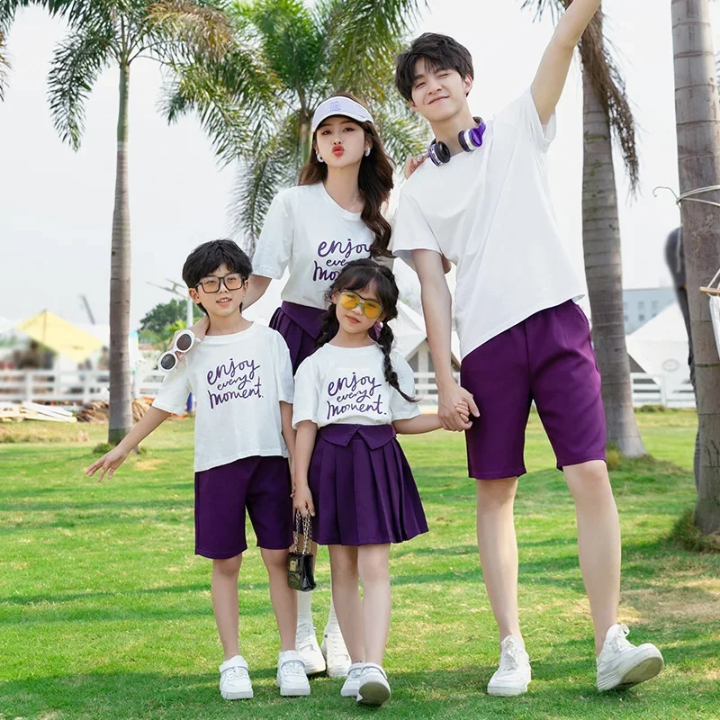My-Family-Clothes-Mother-Daughter-Matching-Skirt-Suit-Father-and-Son ...