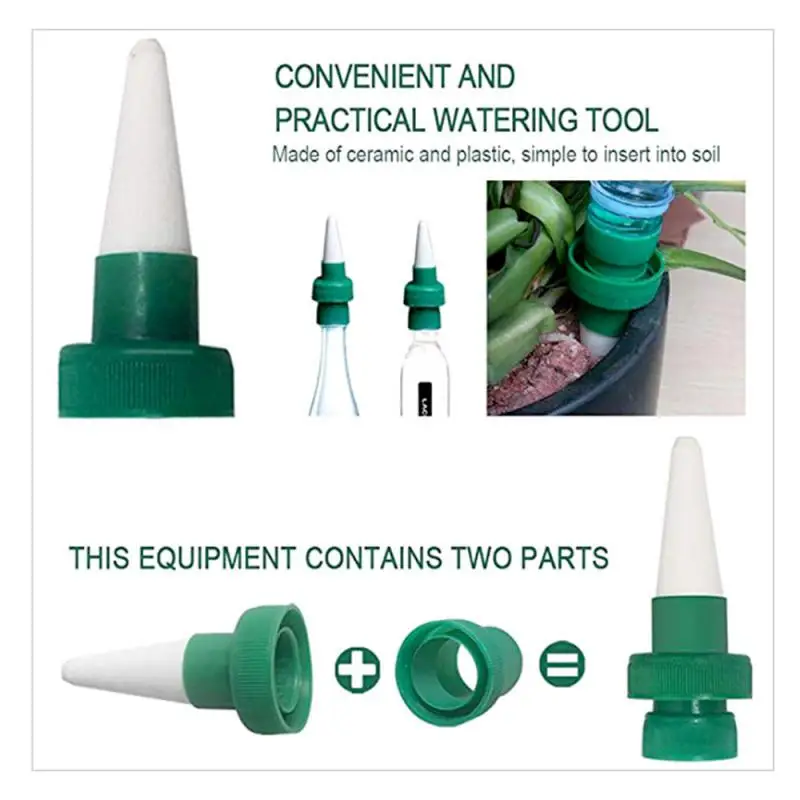Plastic-Irrigation-Plant-Water-Dispenser-Water-Drip-Dropper-Garden ...