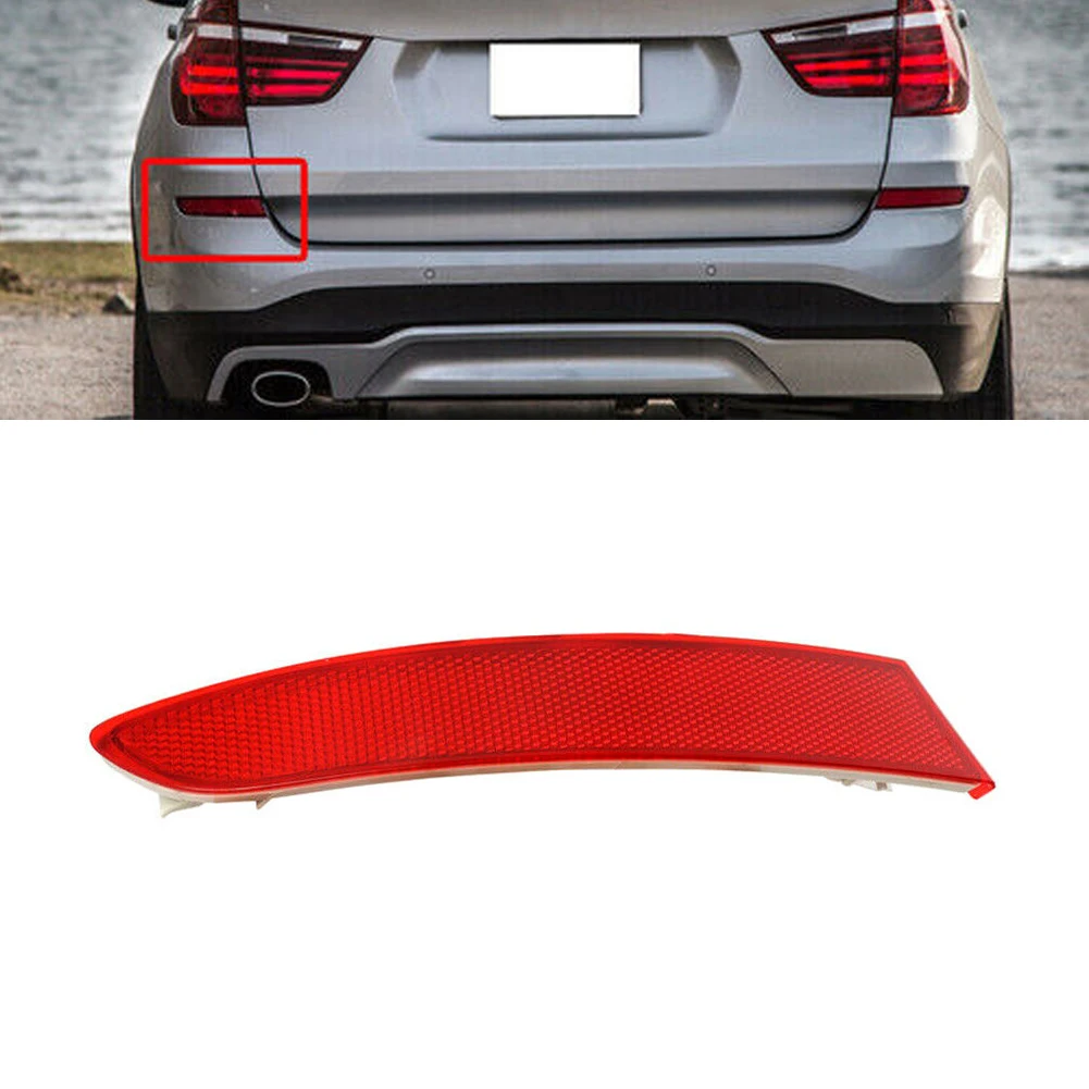 Red-Plastic-Left-Rear-Bumper-Reflector-Lamp-For-BMW-F25-For-X3-Series ...