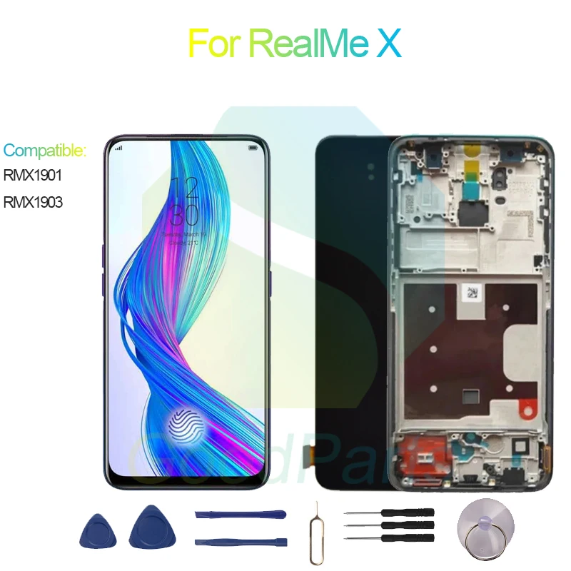 For-RealMe-X-Screen-Display-Replacement-2400-1080-RMX1901-RMX1903-For ...