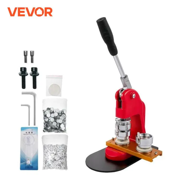 VEVOR-Best-Price-37MM-Badge-Maker-Machine-DIY-Button-Pin-Brooches-Press ...