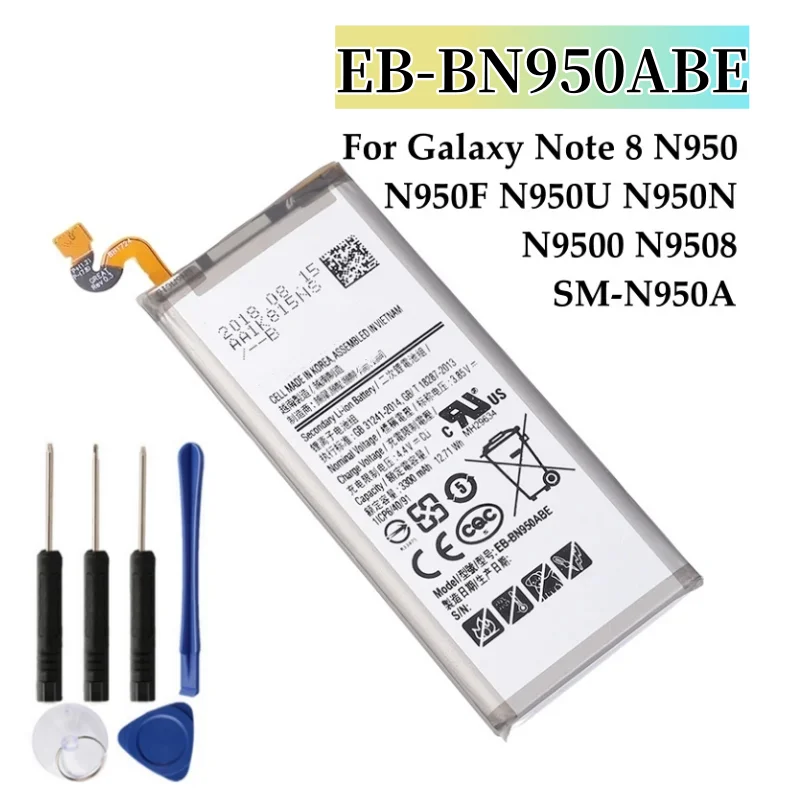 Battery EB-BN950ABE 3300mAh For Samsung Galaxy Note 8 Note8 N950 SM ...