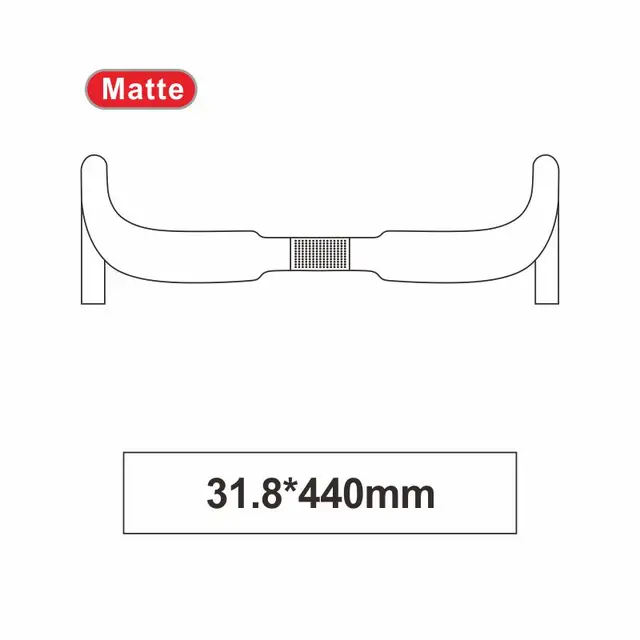 NEXT race face matte carbon handlebar +glossy sticker UD carbon road ...