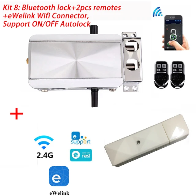 Smart Home Bluetooth Lock Remote Control Phone APP Invisible Hidden ...