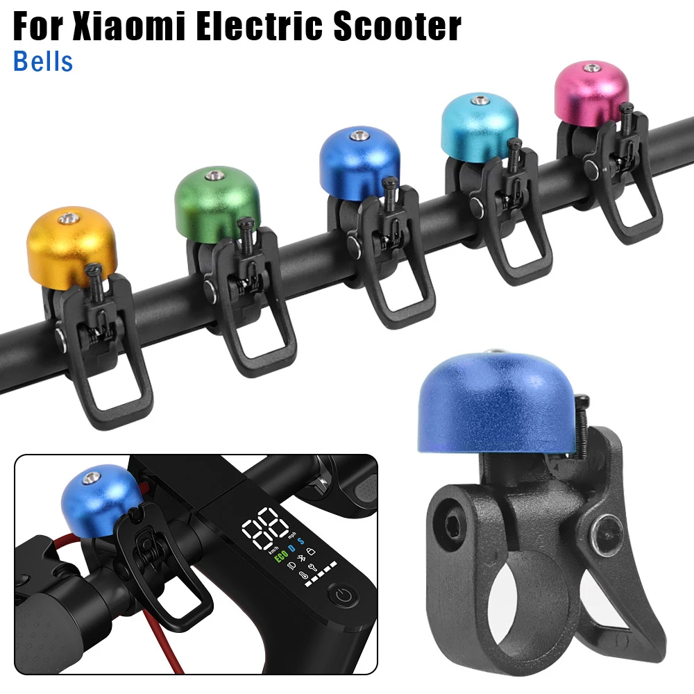 E-Scooter Aluminum Alloy Bell Horn Ring With Quick Release Mount For ...