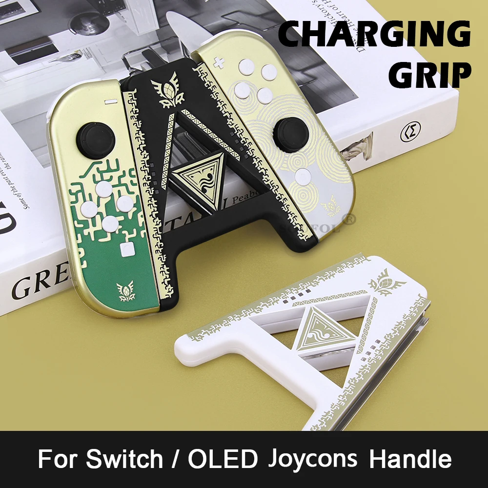 Game Controller Left & Right Charging Dock Grip For Nintendo Switch ...