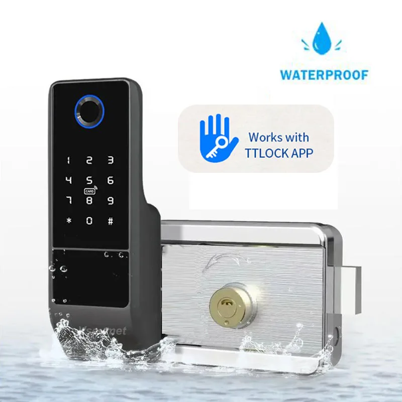 Outdoor-Bluetooth-Smart-Electric-Lock-For-Street-Gate-Iron-Door ...