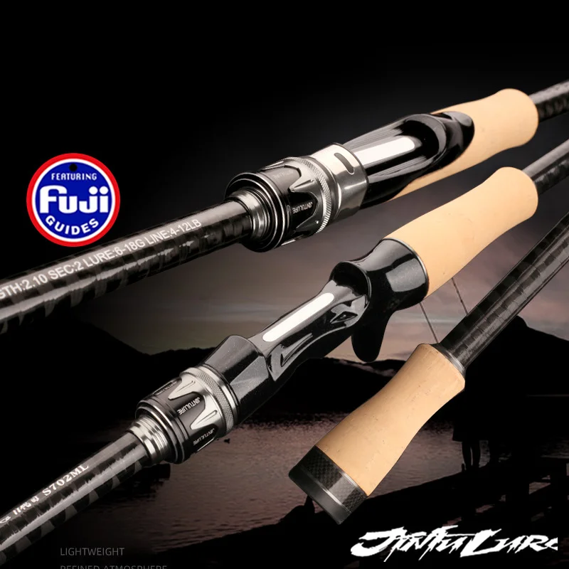 Lure-Fishing-Rod-Fast-ML-Tip-Full-Fuji-Guide-Ring-Casting-Spinning ...