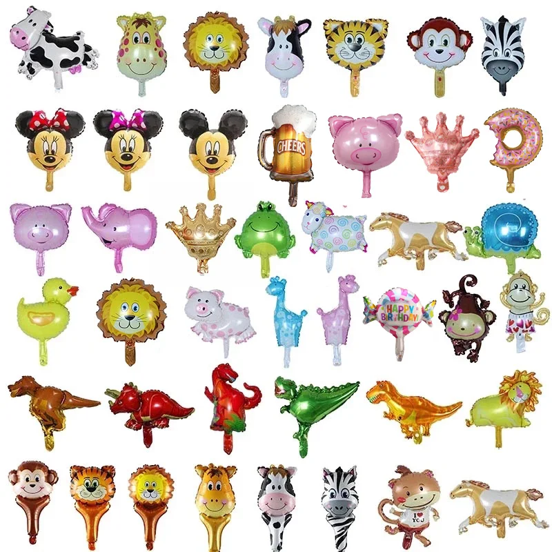 10pcs-lot-Mini-animal-head-Foil-Balloons-inflatable-air-balloon-happy ...