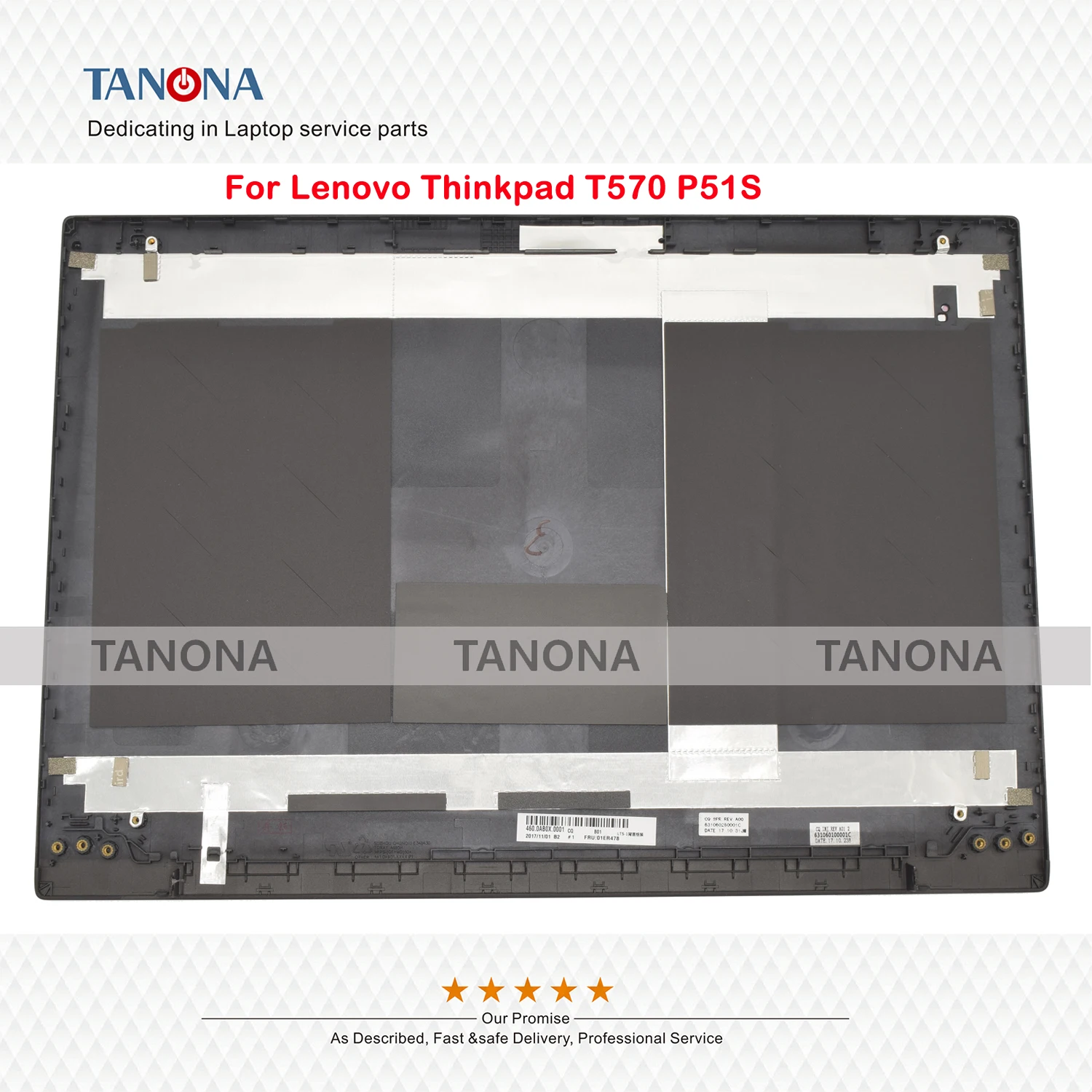 A-New-01ER013-01ER014-01ER478-Black-For-Lenovo-Thinkpad-T570-P51S-Top ...