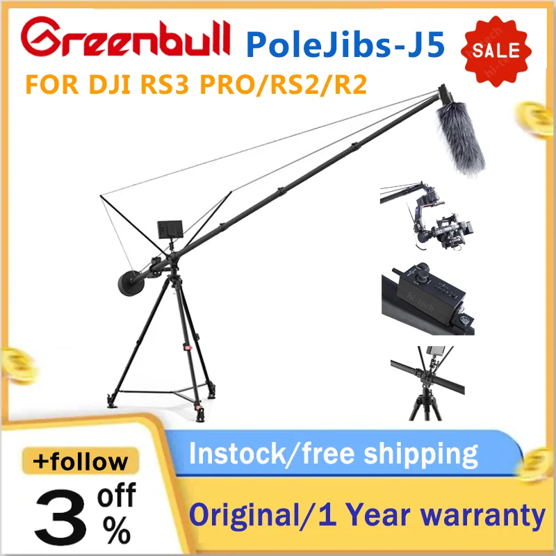 Greenbull Polejibs-j5 Jib Portable Arm Dslr Camera Jib Crane Arm For ...